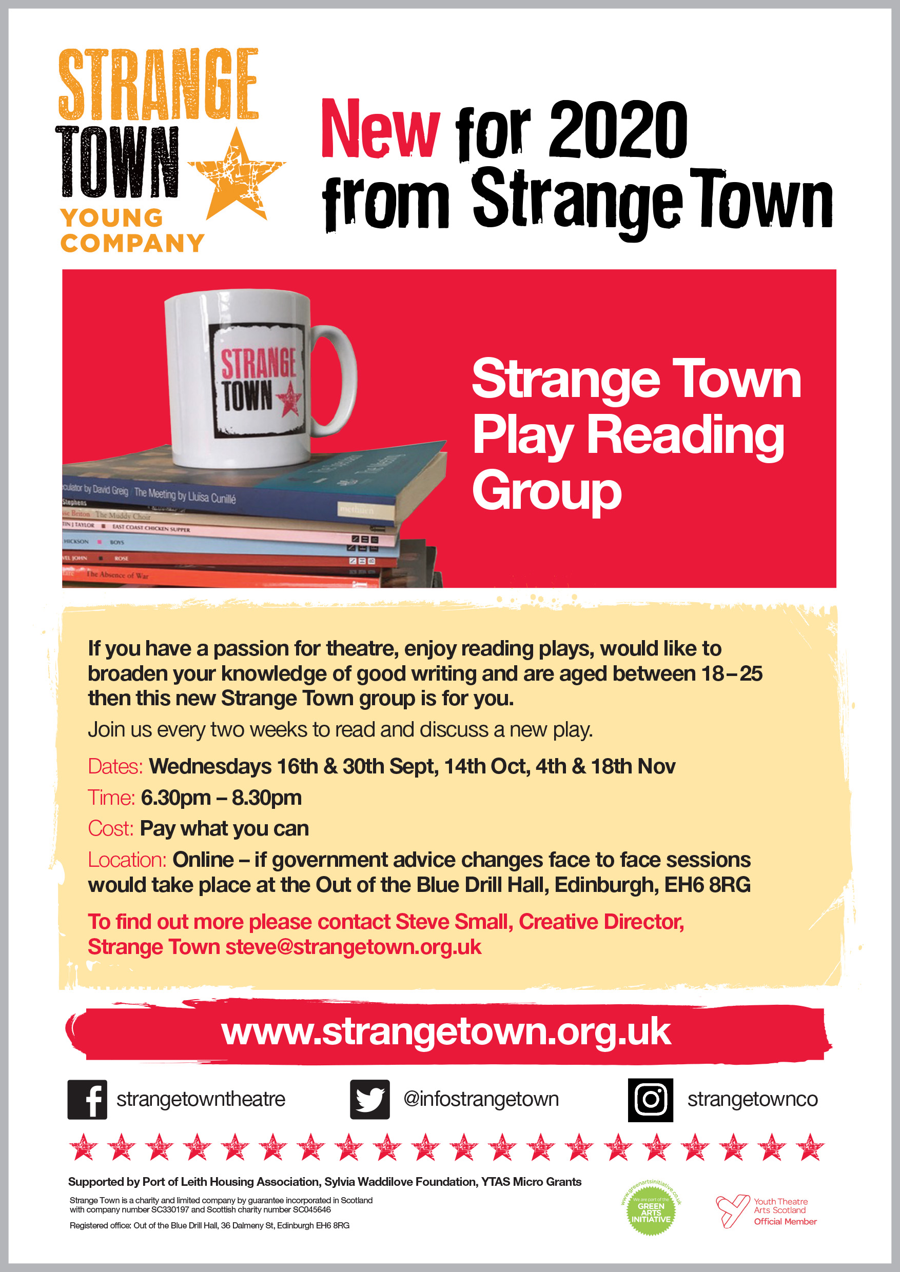 New opportunities for 18-25s - Strange Town