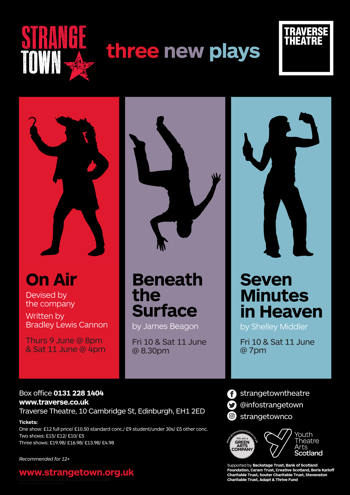 Tickets for Traverse shows now on sale! - Strange Town